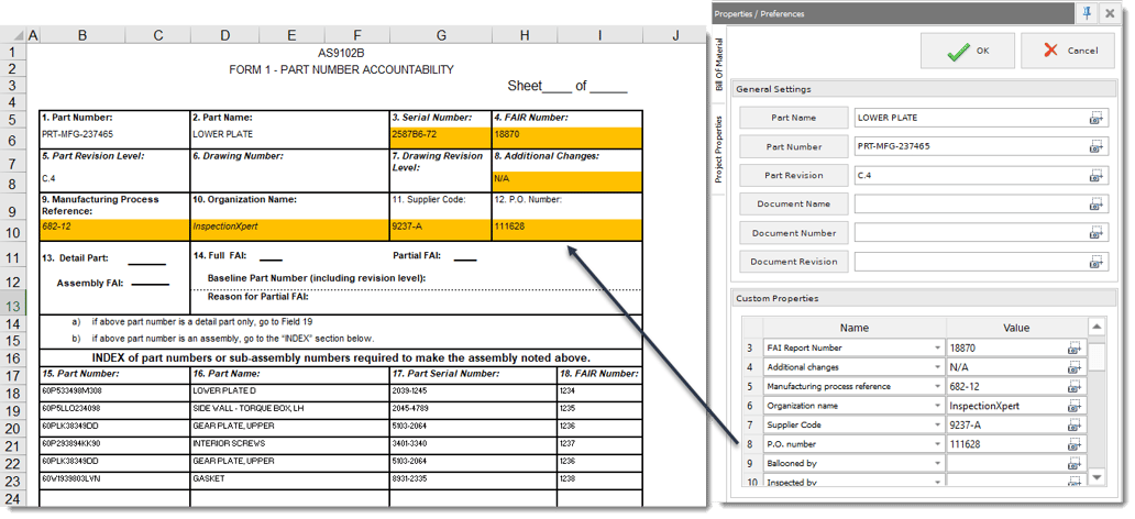 How to populate Forms 1 and 2 of your AS9102 report