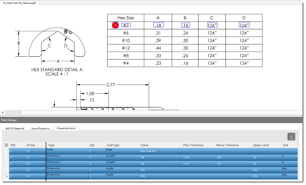 How to work with tables in InspectionXpert