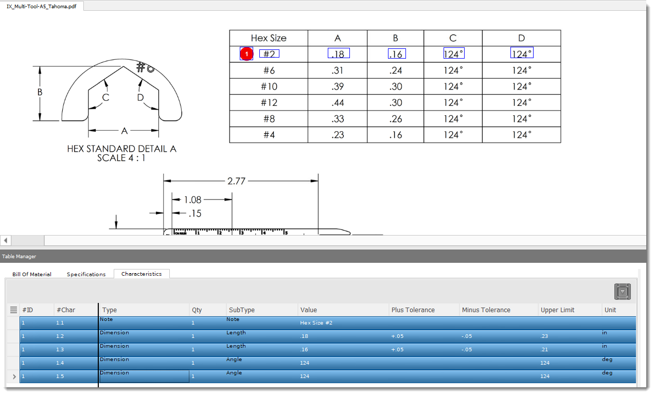 How to work with tables in InspectionXpert