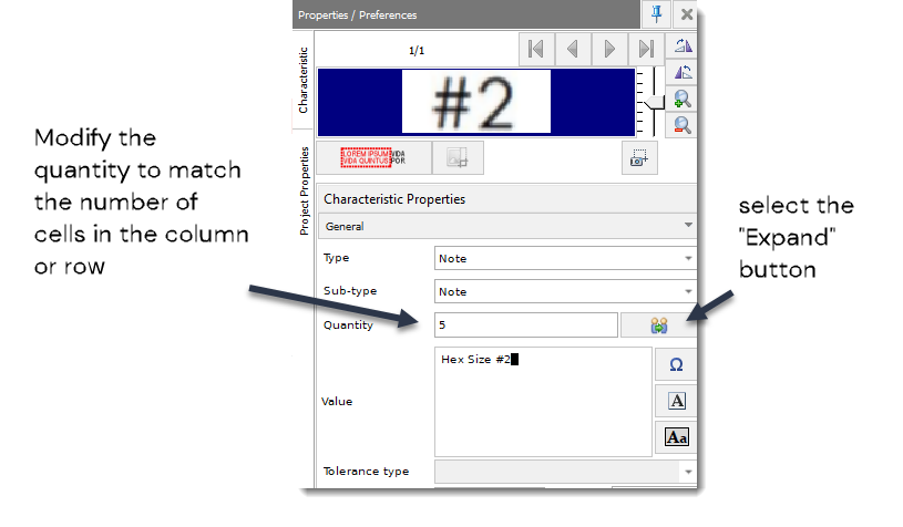 How to work with tables in InspectionXpert