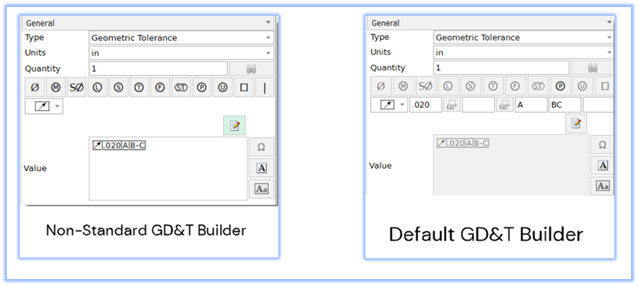 Building and Editing GD&T features